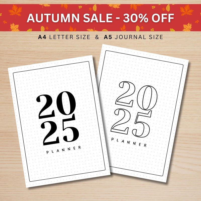 Printable Planner Cover - Etsy