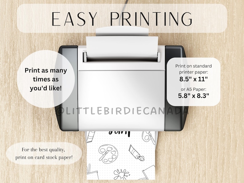 June Title Page and Calendar - PRINTABLE Calendar - Art Theme - Journal ...
