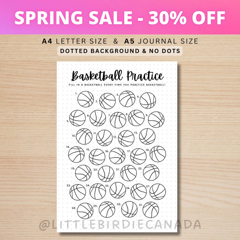 Basketball Printable - Etsy