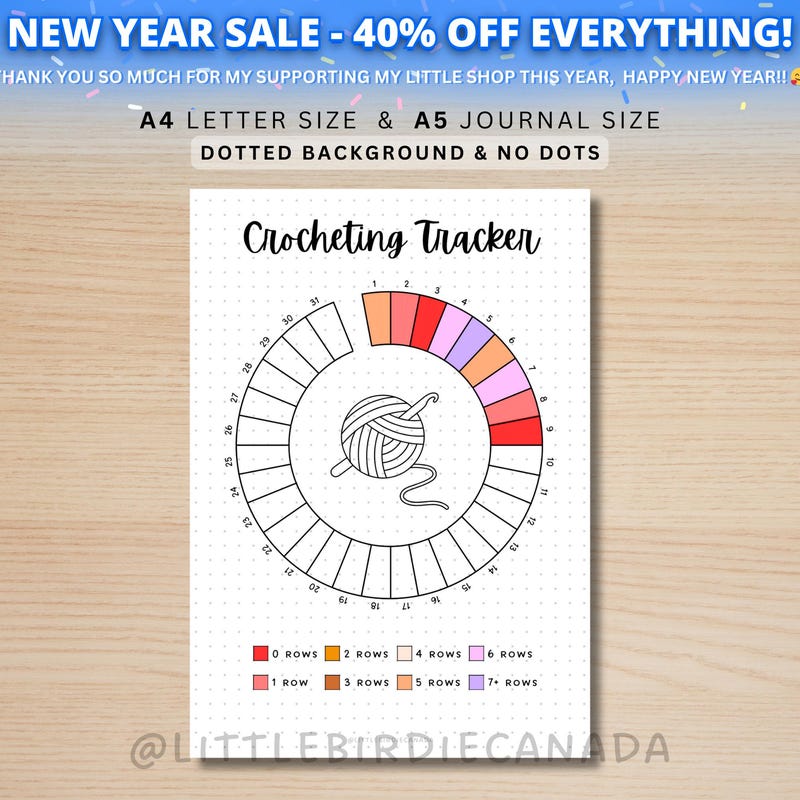 Monthly Case Tracker - Etsy