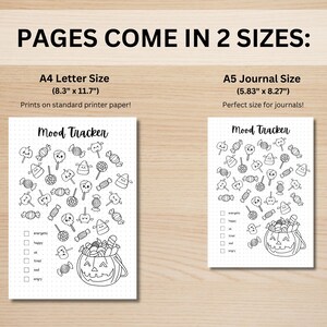 Halloween Mood Tracker - PRINTABLE Journal Page - Planner Page ...