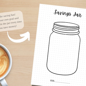 Savings Journal Page - PRINTABLE Journal Page - Printable Saving Game ...