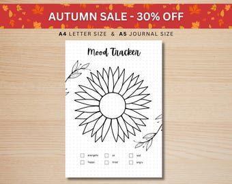 Sushi Mood Tracker PRINTABLE Journal Page Planner Page Feelings Tracker ...
