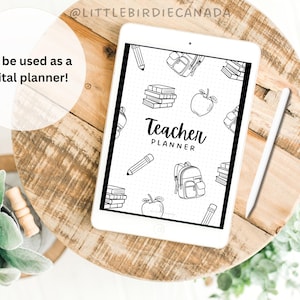 Teacher Planner Bundle - PRINTABLE Teacher Journal Pages - Teacher ...