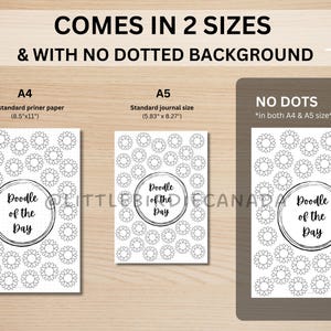 Flower Doodle of the Day - PRINTABLE Journal Page - Planner Page ...