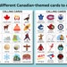 Canada Bingo Game Canadian Bingo Canada Day Activity Summer Game for ...