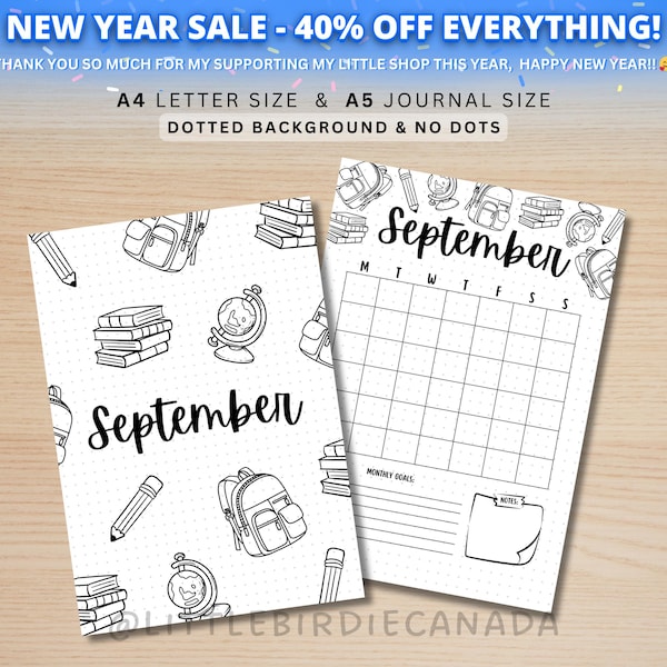 School Journal/calendar - Etsy