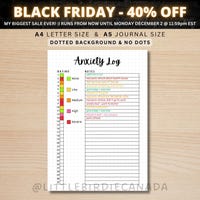 Printable Panic Attack Tracker - Etsy Canada