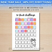 Book Bingo Reading Challenge: Printable Game (PDF Download) - Etsy Canada