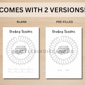 Reading Tracker - PRINTABLE Journal Page - Reading Challenge - Reading ...