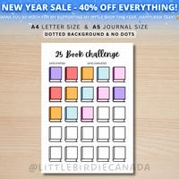 Book Tracker Printable Bookshelf Reading Log Planner Insert Plant Theme ...