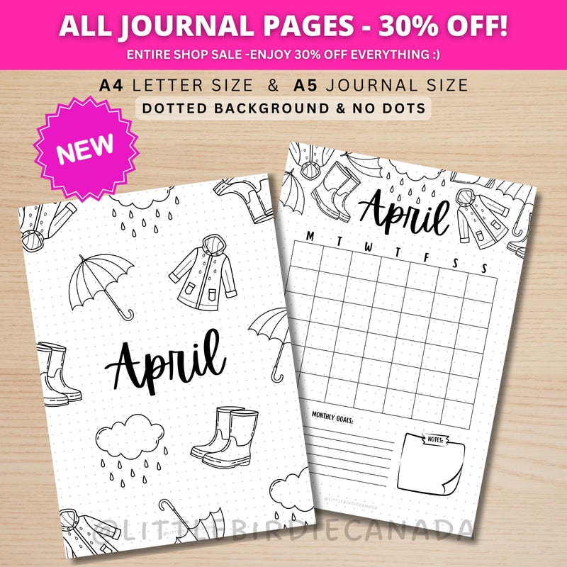 April Showers Theme - Etsy