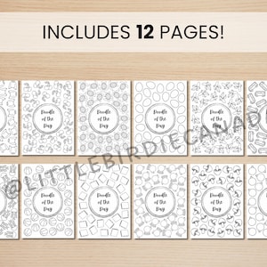 Doodle of the Day Bundle - BUNDLE C - PRINTABLE Journal Pages - Digital ...
