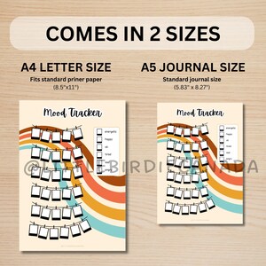 Polaroid Mood Tracker - PRINTABLE Journal Page - Colored Journal Page ...
