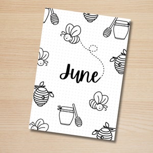 June Title Page June Calendar PRINTABLE Calendar Printable Title Page ...