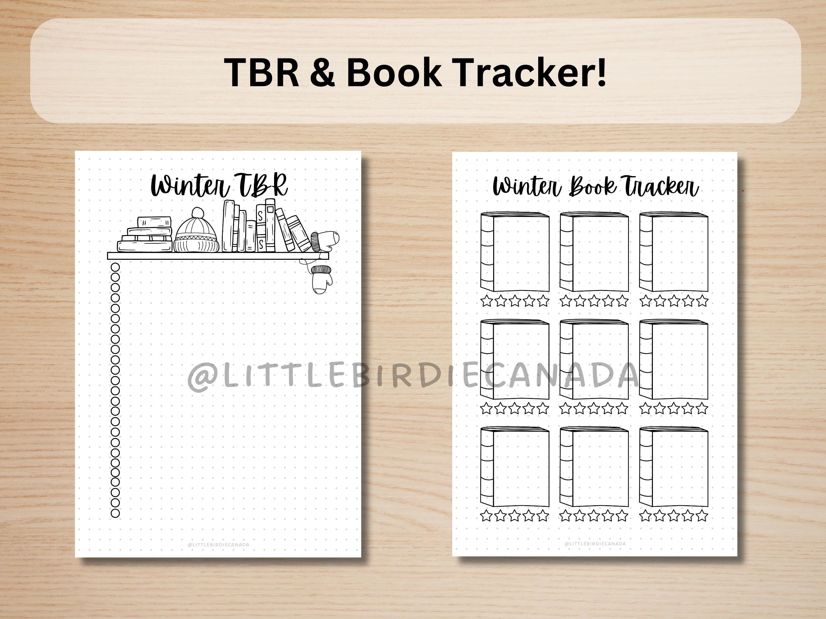 Winter to Be Read - TBR List - PRINTABLE Journal Page - Book Tracker ...