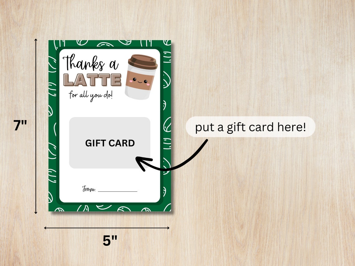 Thank You Gift Card Holder Staff Appreciation Gift Teacher Thank You ...
