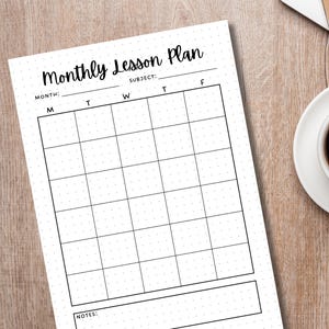 Lesson Plan Bundle PRINTABLE Teacher Planner Lesson Plans Journal Pages ...