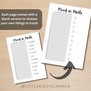 Yearly Trackers Bundle - PRINTABLE Journal Pages - Digital Planner ...