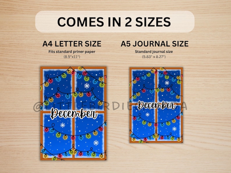 12 Months of Journal Bundles - Pre-coloured - PRINTABLE Journal Pages ...