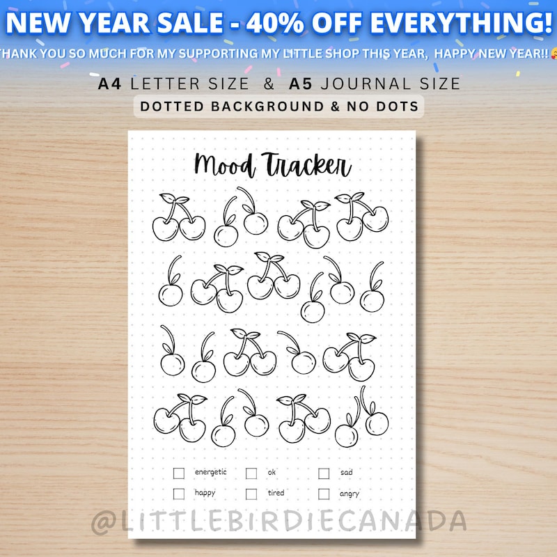 Cherry Planner Printable - Etsy