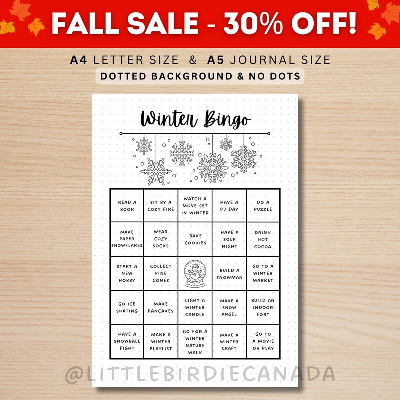 Winter Activities to Do - Etsy