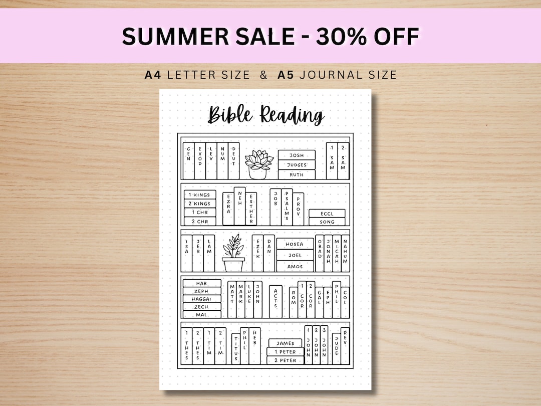 Bible Reading Tracker PRINTABLE Journal Page Bible Tracker Bible Study Scripture Reading Log ...