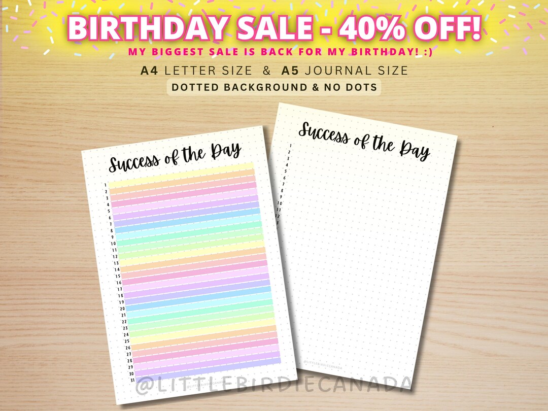Success of the Day - PRINTABLE Journal Page - Highlight of the Day ...