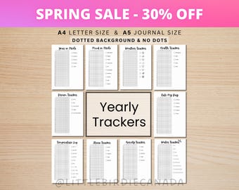 2025 Yearly Journal Bundle Printable Journal Pages - Etsy