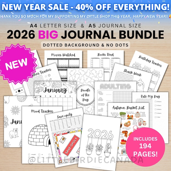 Journal Bundle Book - Etsy
