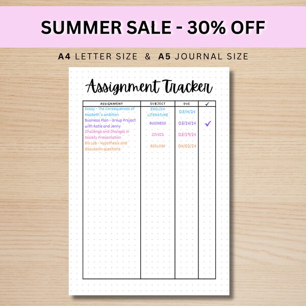 Student Planner - Etsy