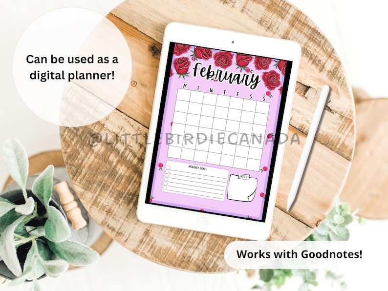February Journal Bundle - Roses - PRINTABLE Journal Pages - PRE ...