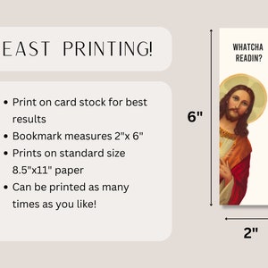 Peeking Jesus Bookmark Funny Jesus Bookmark Printable Bookmark Funny ...