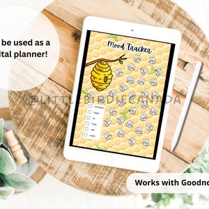 Bee Mood Tracker - PRINTABLE Journal Page - Colored Journal Page - Etsy