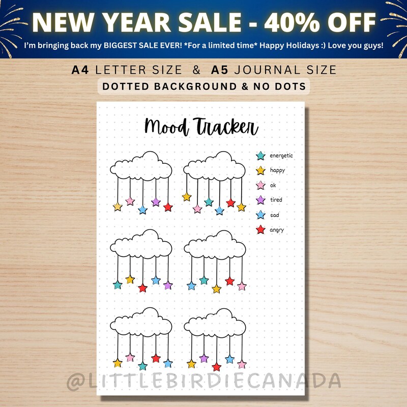 Mood Tracker - Etsy