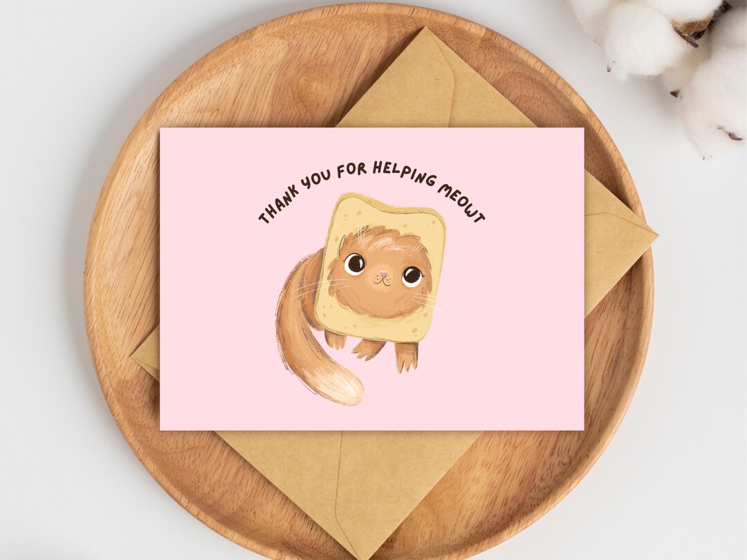 PRINTABLE Thank You Card - Thank You Card for Teacher - Funny Pun Card ...