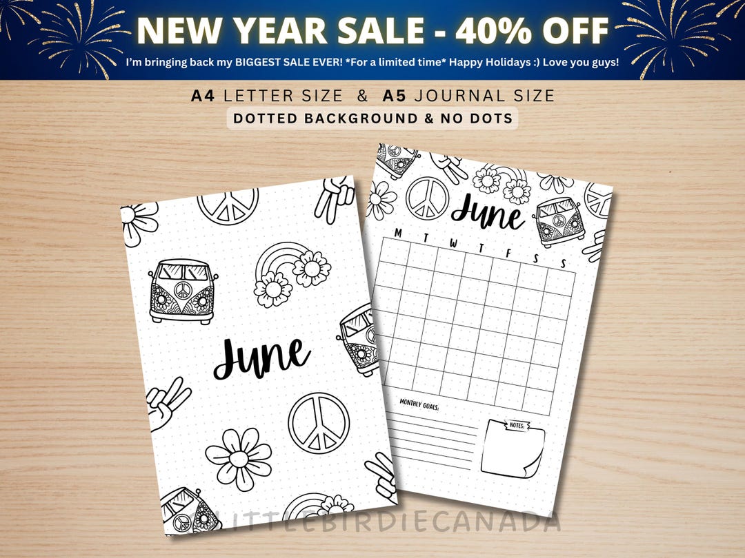 June Title Page June Calendar PRINTABLE Calendar Printable Title Page ...