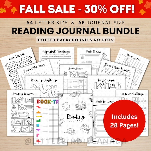 Book Club Journal Page - Etsy