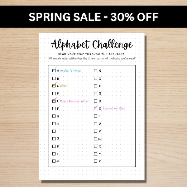 Alphabet Book - Etsy