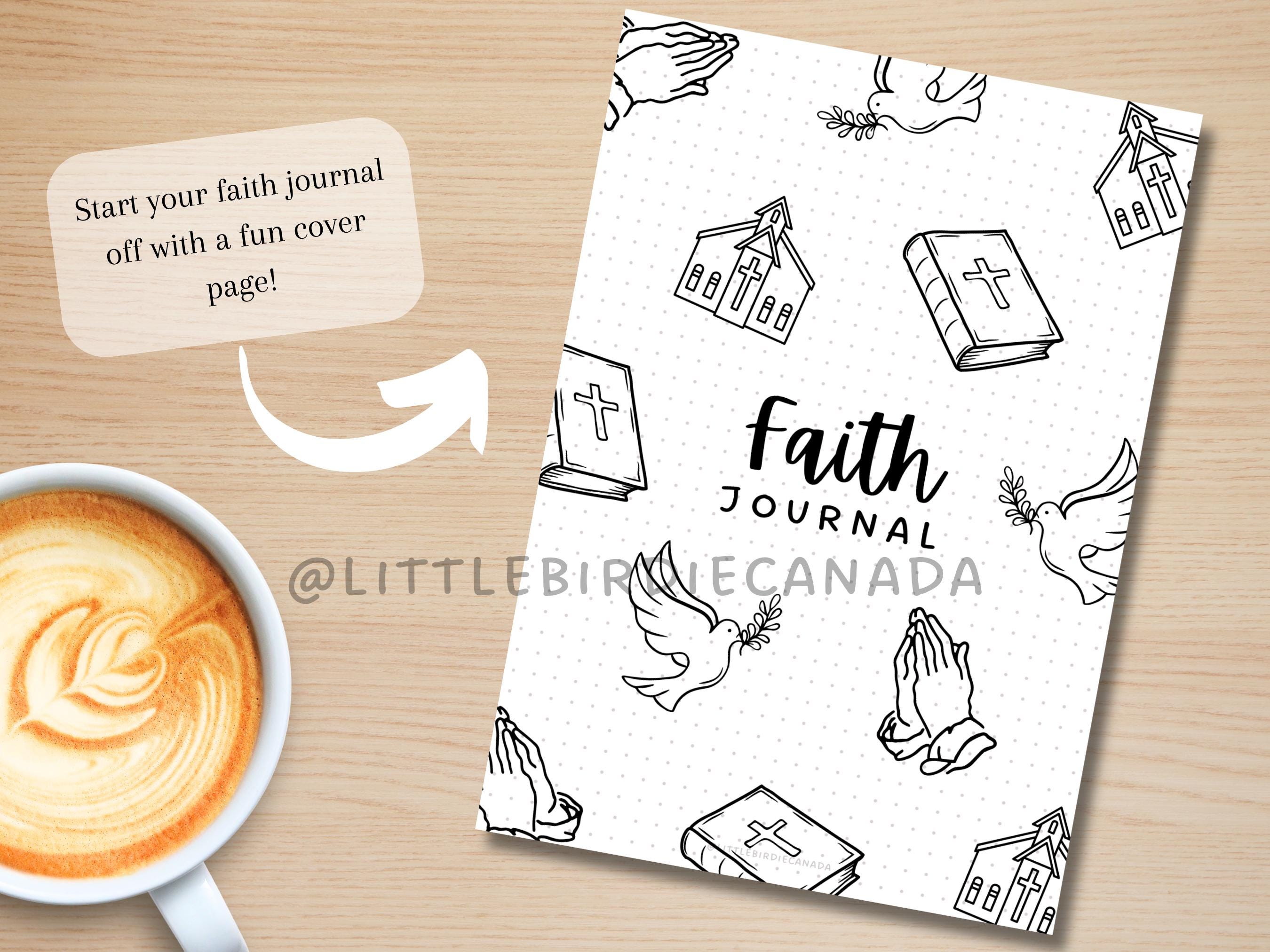 Faith Journal Title Page - PRINTABLE Journal Page - Religion Journal ...