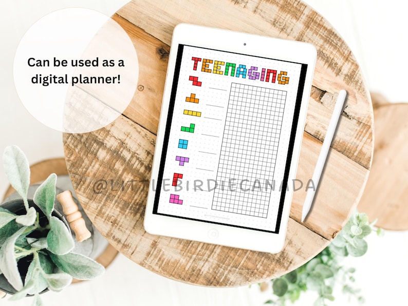 Teenaging Tracker - PRINTABLE Journal Page - Monthly Tracker - Fun ...