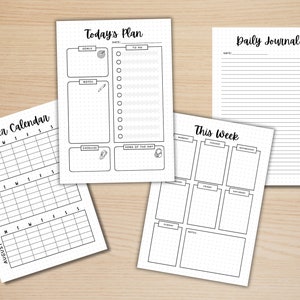 Summer Journal Bundle PRINTABLE Summer Planner 15 Journal Pages Summer ...