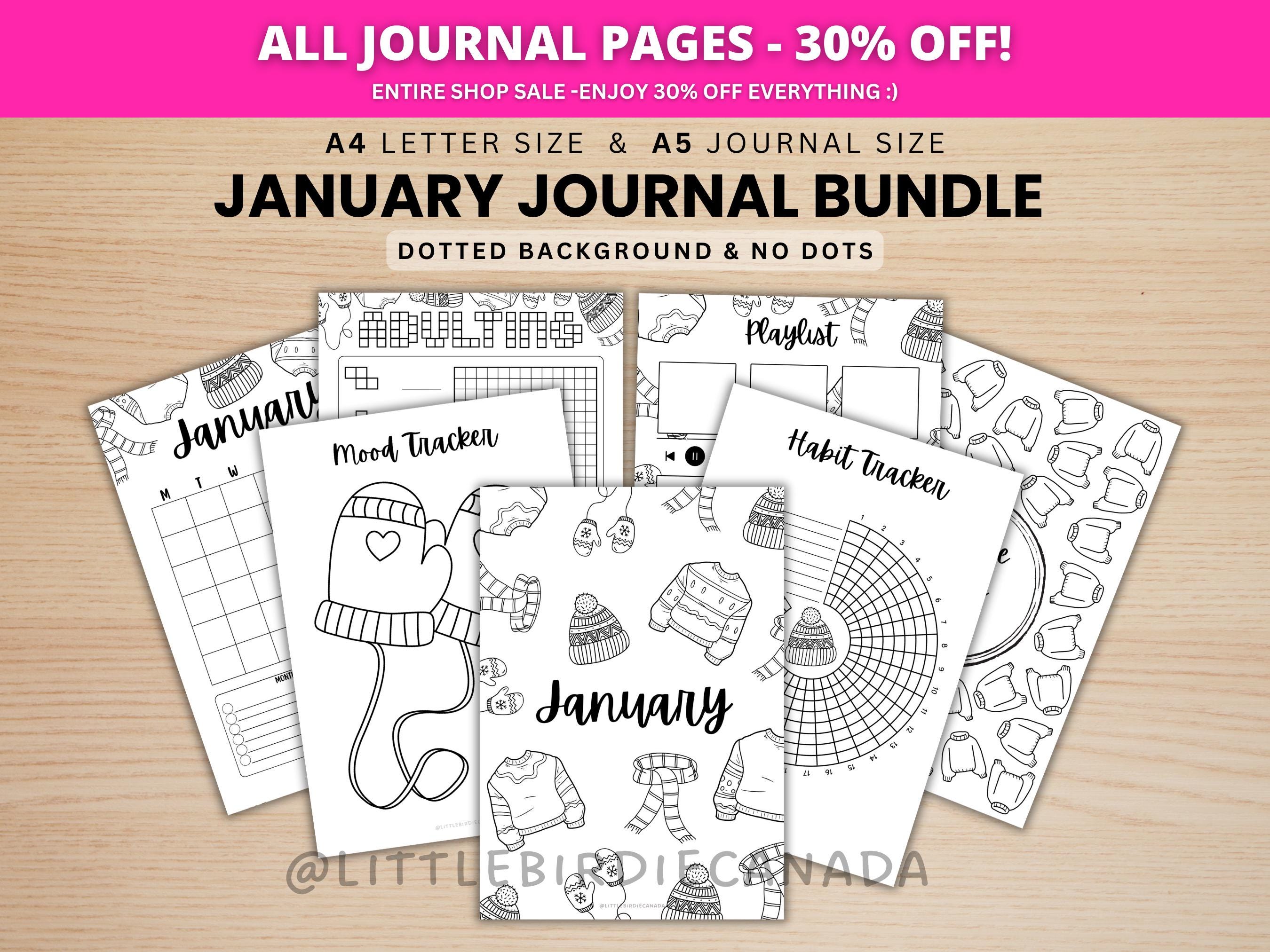January Title Page - Sweaters - January Calendar - PRINTABLE Calendar ...
