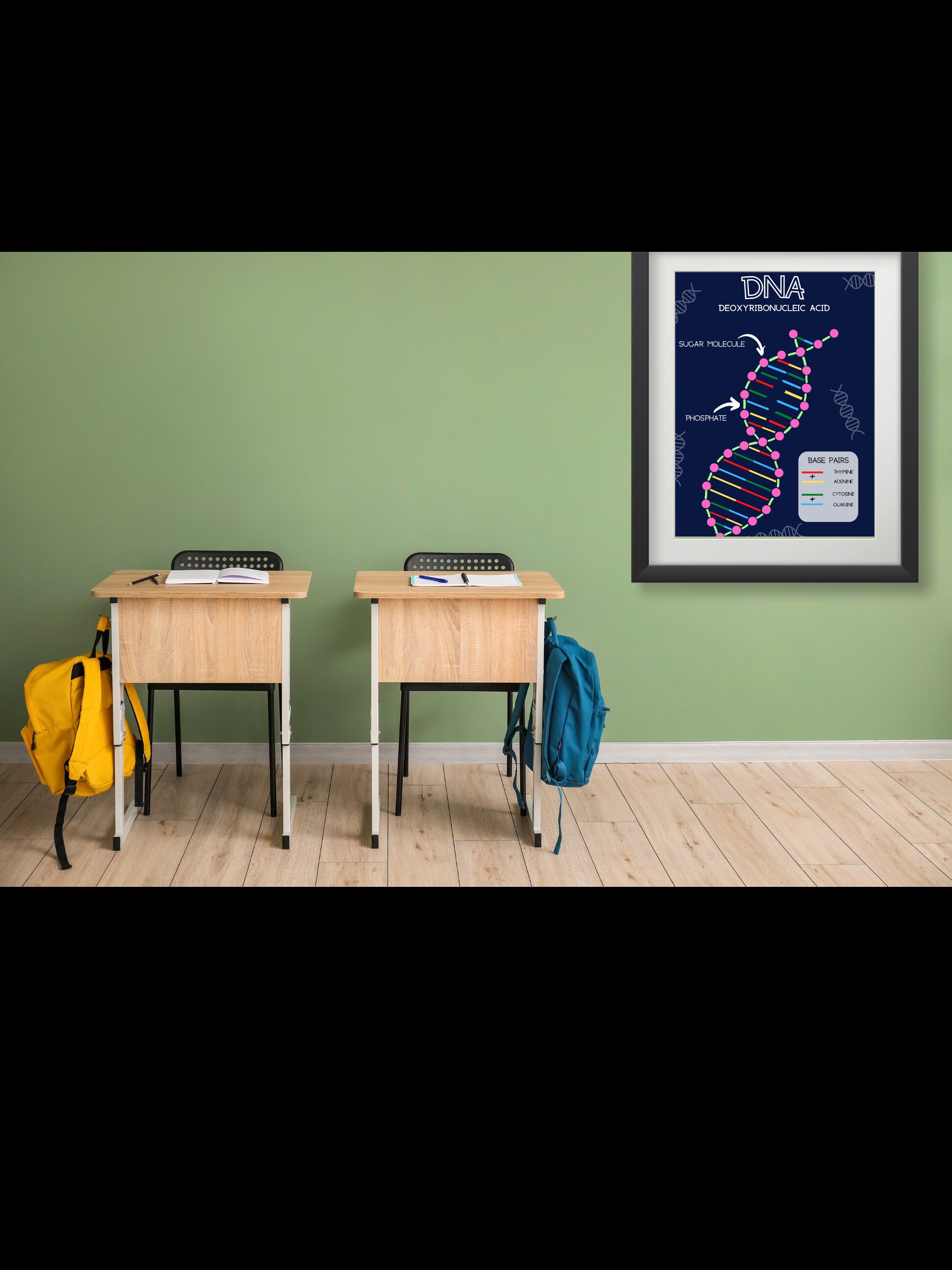 DNA Anchor Chart Digital Download Poster for Science - Etsy