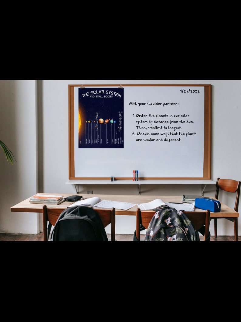 Solar System Anchor Chart Digital Download Poster for Science - Etsy