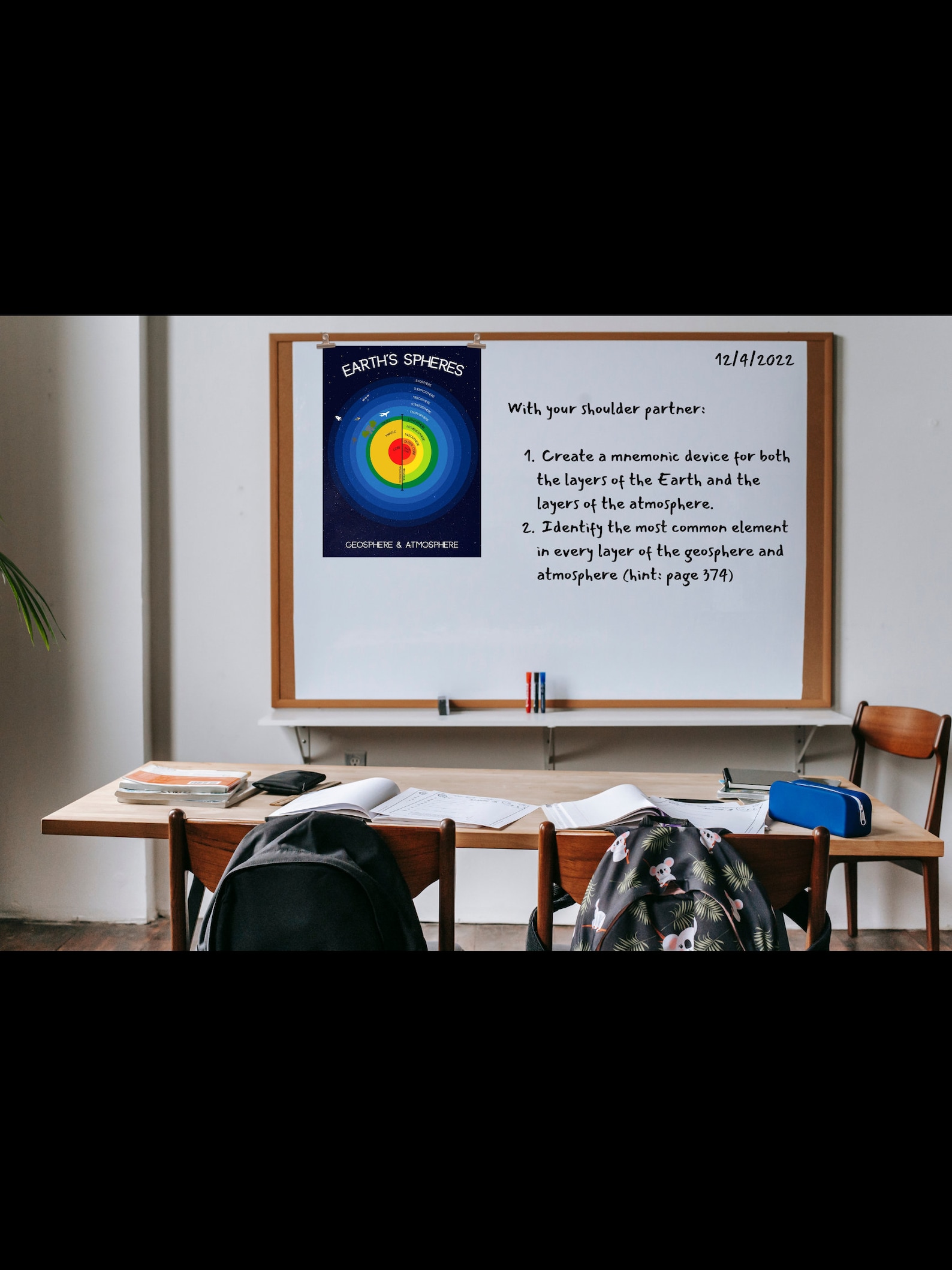 Printable Earth’s Spheres Poster – Geosphere and Atmosphere | Earth ...