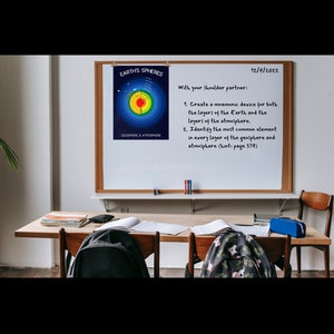 Earth's Spheres Anchor Chart Digital Download Poster for Science ...