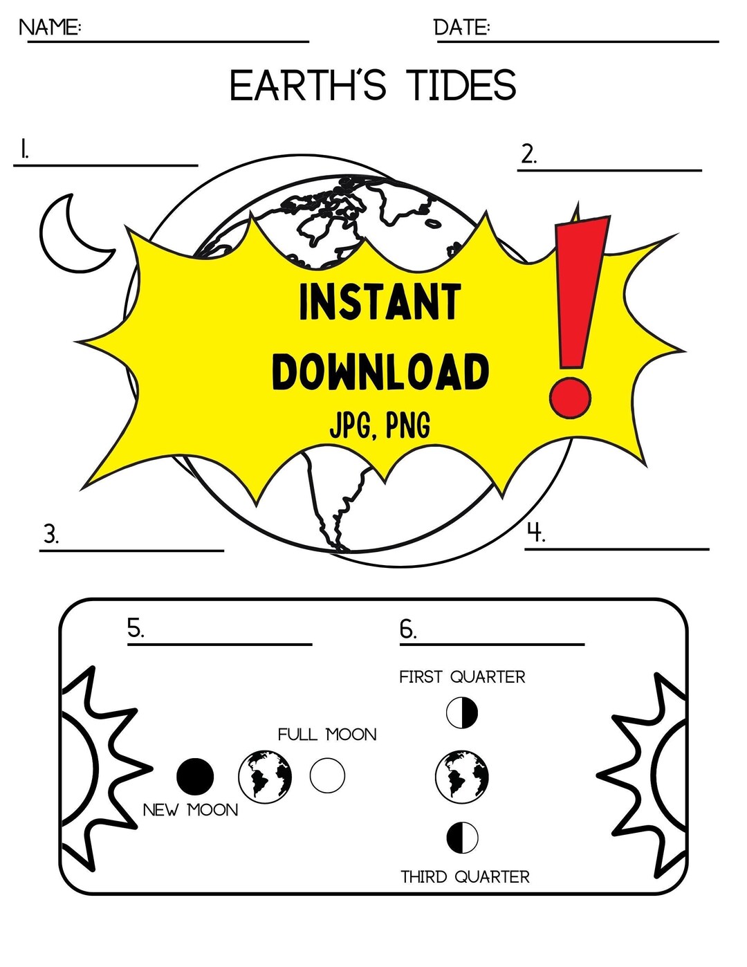 Exit Ticket Worksheet for Elementary and Middle School Science Concept ...