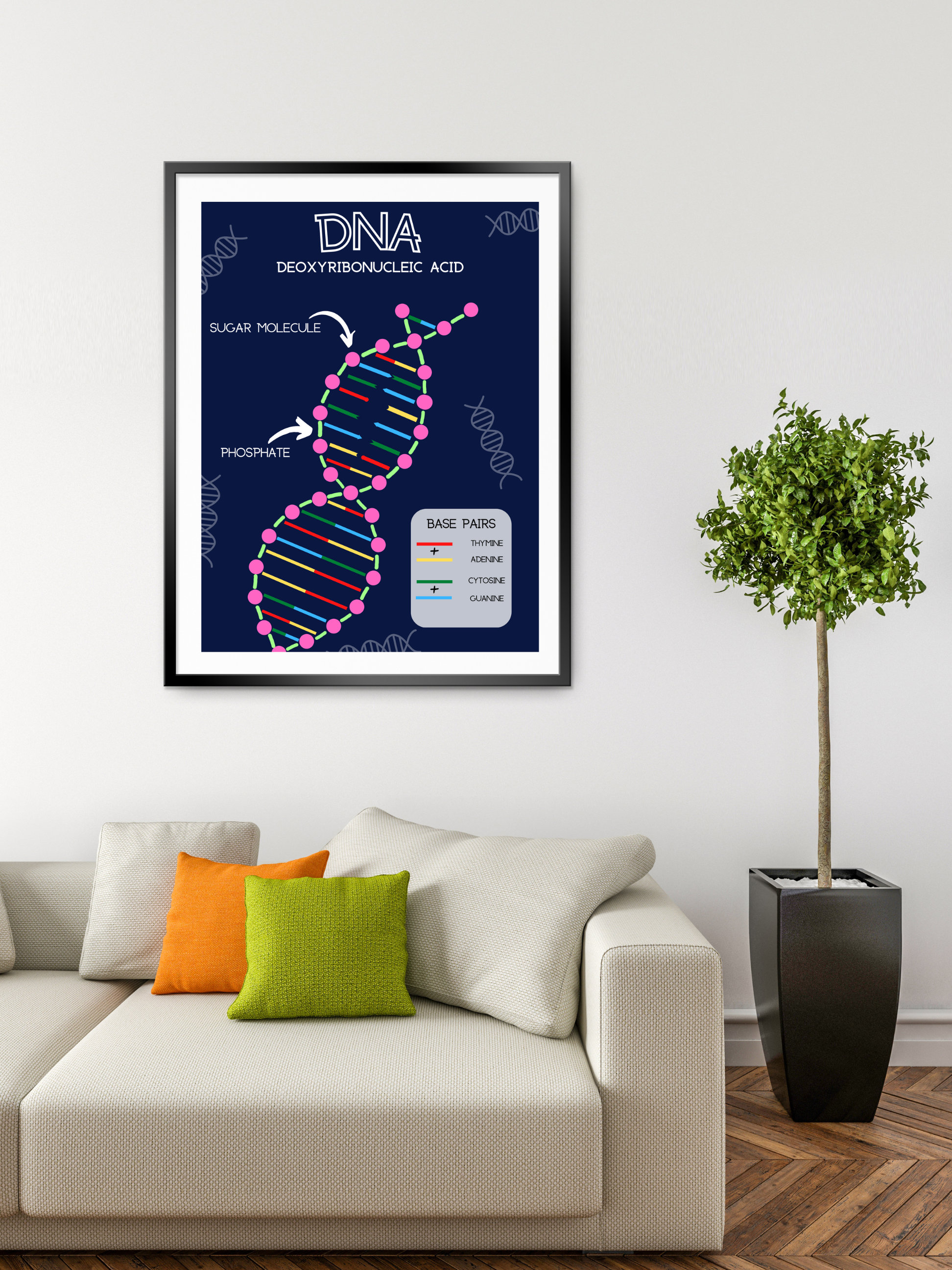 DNA Anchor Chart Digital Download Poster for Science - Etsy