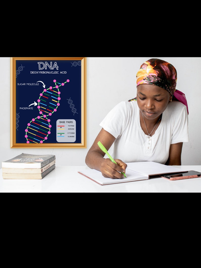 DNA Anchor Chart Digital Download Poster for Science Classroom ...